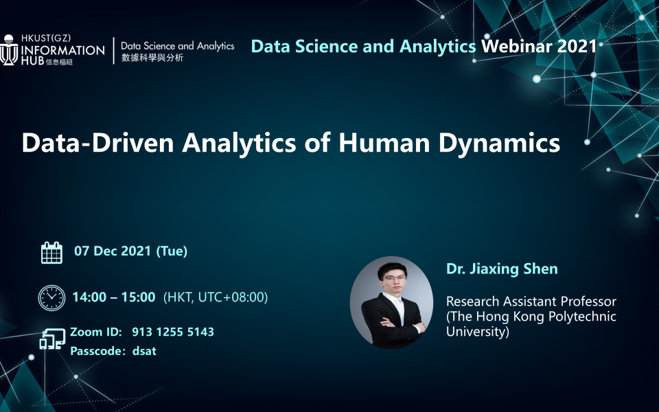 Dsa Thrust Seminar Data Driven Analytics Of Human Dynamics University Event Calendar The